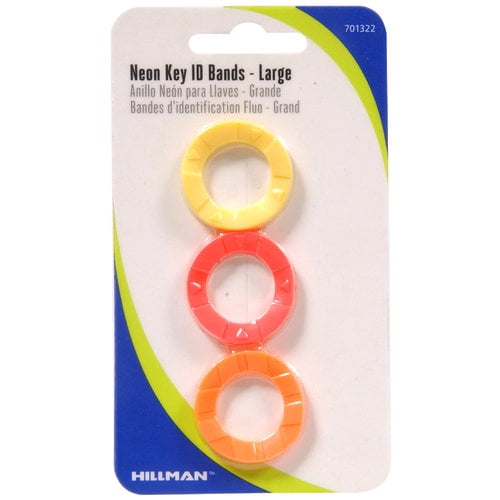 3-piece Neon Key ID Bands, Jumbo - Walmart.com