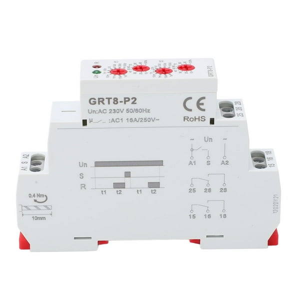 Time Relay Rail Mounted Industrial Electronic Impulse Output Time Relay ...
