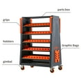 Heavy Duty CAT40 CNC Tool Cart with Convenient Durable 5-Tier Rolling ...