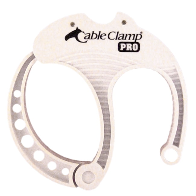 Cable Central LLC (5 Pack) Pack of 8 - Cable Clamp Pro - Large - White ...