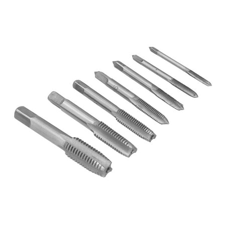 LHCER Hand Tool,Hand Thread Tap,7PCS Titanium Plating Screw Tap ...