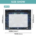 A4 File Binder 2Pack Pouch Pencil Work & Study File Pouch Blue Glass ...