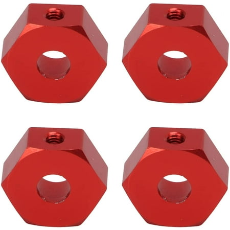 4pcs 1/10 RC Wheel Hex Hubs Nut Hex Wheel Hub Mount,14mm Aluminum Wheel ...