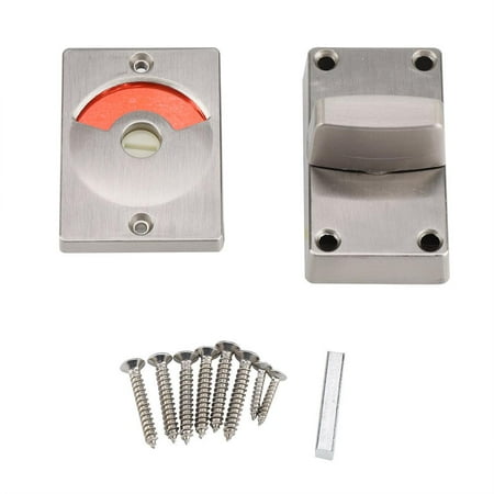 Garosa Door Bolt Lock with Vacant Engaged Privacy Indicator & Screws ...