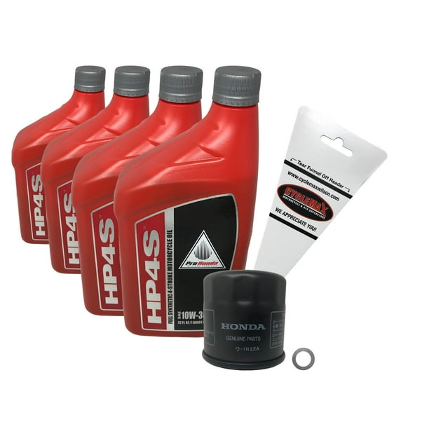 Cyclemax Full Synthetic Oil Change Kit for GL 1800 Goldwing - Walmart.com