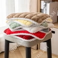 Bar Stool Seat Chair Cushion Pads/Cover Square with Ties for Dinin ...