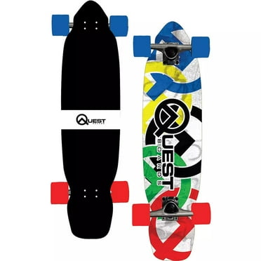 Quest Boards Island Sunset 42" Longboard Skateboard - Walmart.com