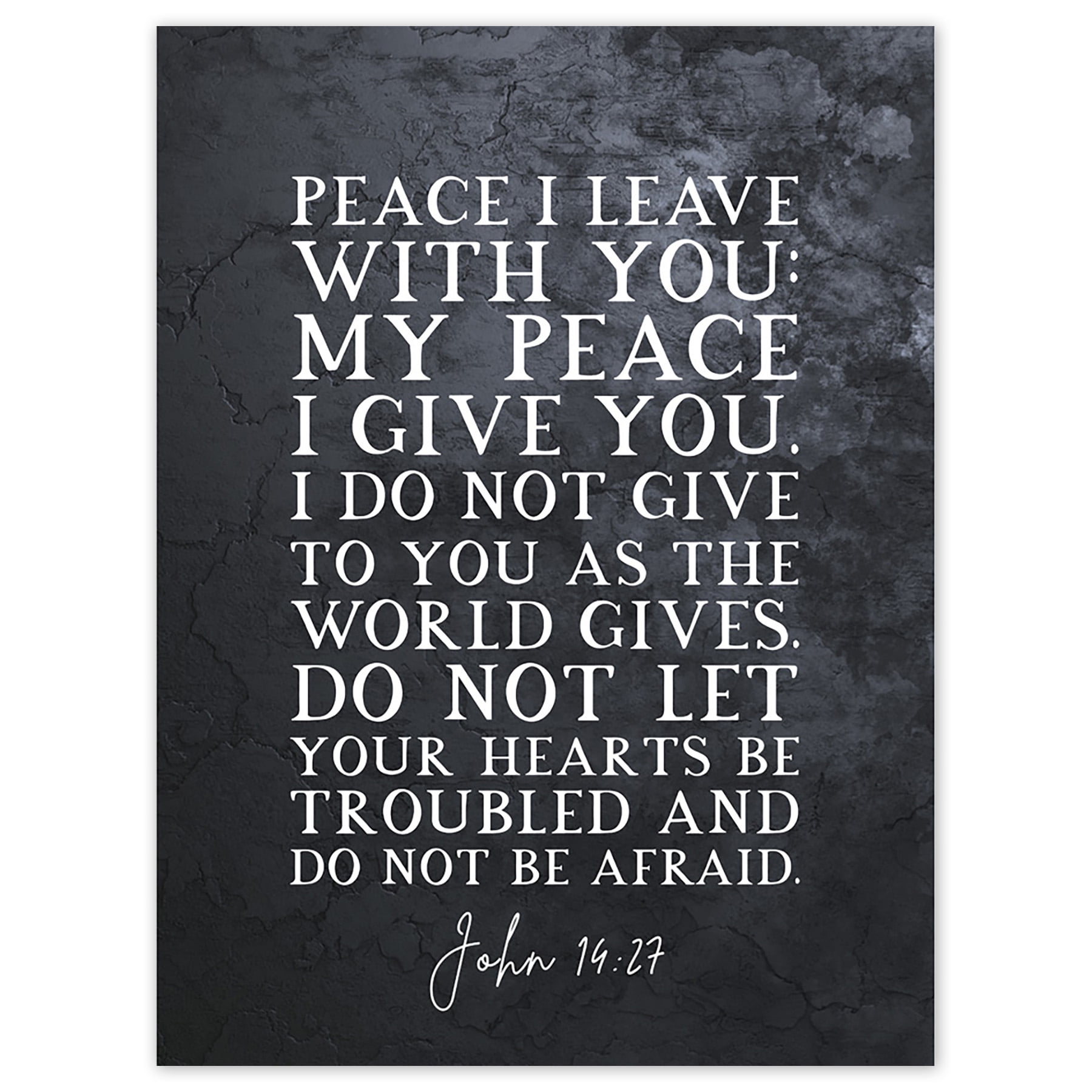 John 14:27 Peace I leave With You Peace I Give You Christian Bible ...