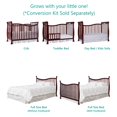 Dream On Me Violet 7-in-1 Convertible Crib Cherry - Walmart.com