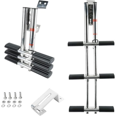 3 Step Boat Dive Ladder Stainless Steel Transom Sport Dive Ladder Dual ...