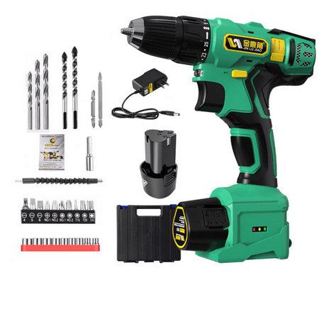 Cordless Hand Drill Lithium Battery Brushless Hand Drill Tool Gun Drill ...