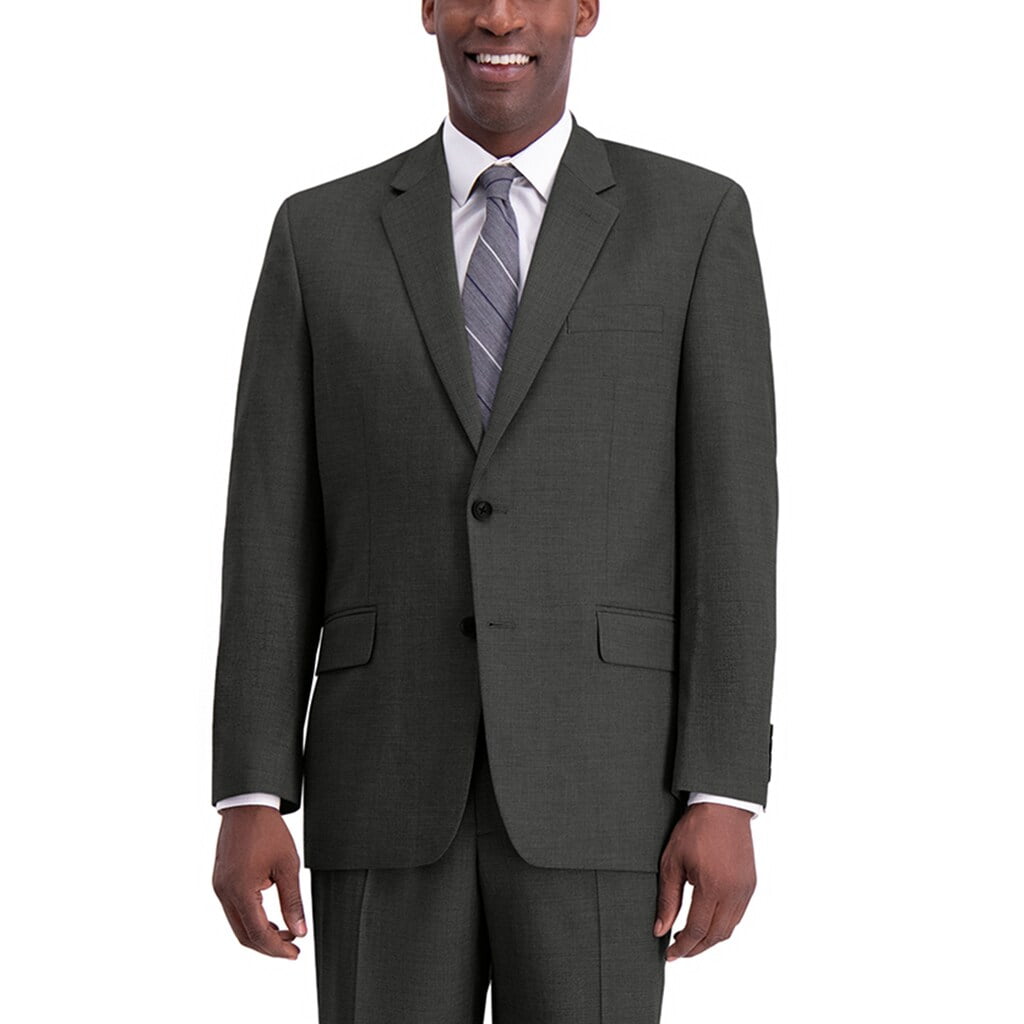 Men's J.M. Haggar Premium Classic-Fit Stretch Suit Jacket Medium Gray ...