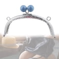 Fashionable Purse Frame Bag Stylish Metal Handle Bag Sewing Craft Bag ...
