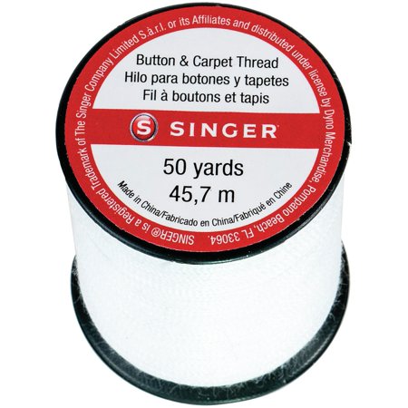 Button & Carpet Thread 50yd-White | Walmart Canada