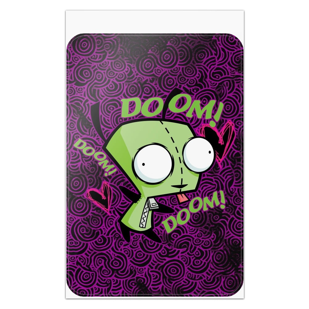 Invader Zim Gir Doom Dance Home Business Office Sign - Walmart.com