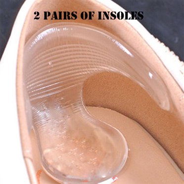 SPRING PARK 2Pcs Silicone Shoe High Heel Insole Cushion Pad Gel Grips ...