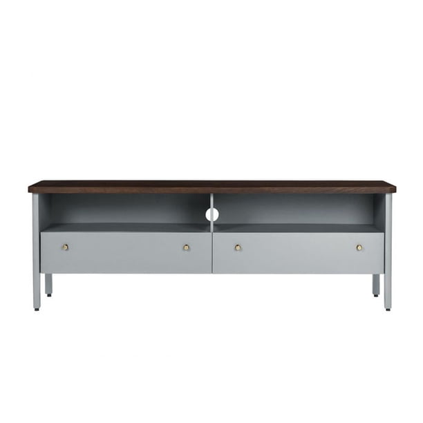 Mueble para tv Santo Domingo - Gris Weik Contemporáneo | Bodega Aurrera ...