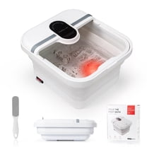 Cozi Collapsible Pedi Spa Foot Bath, Portable Foot Massager with Heat ...