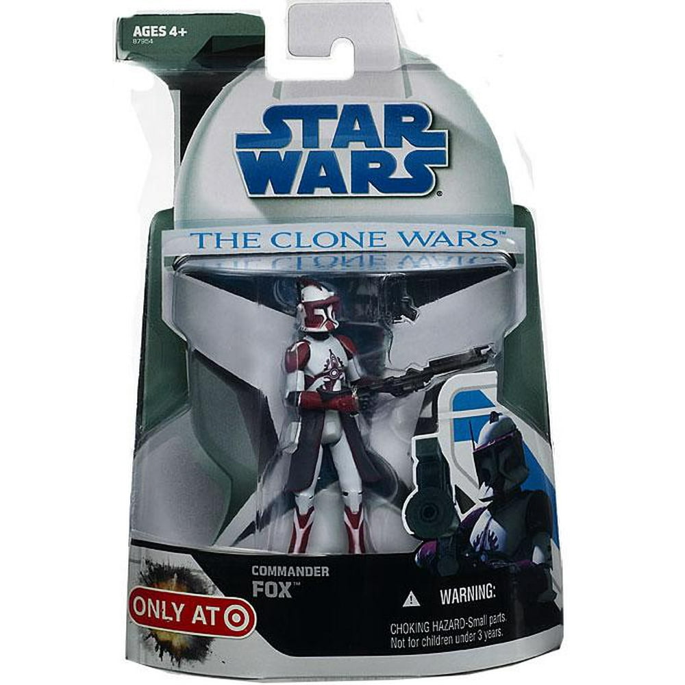 Star Wars Clone Wars 2008 Commander Fox Action Figure - Walmart.com ...