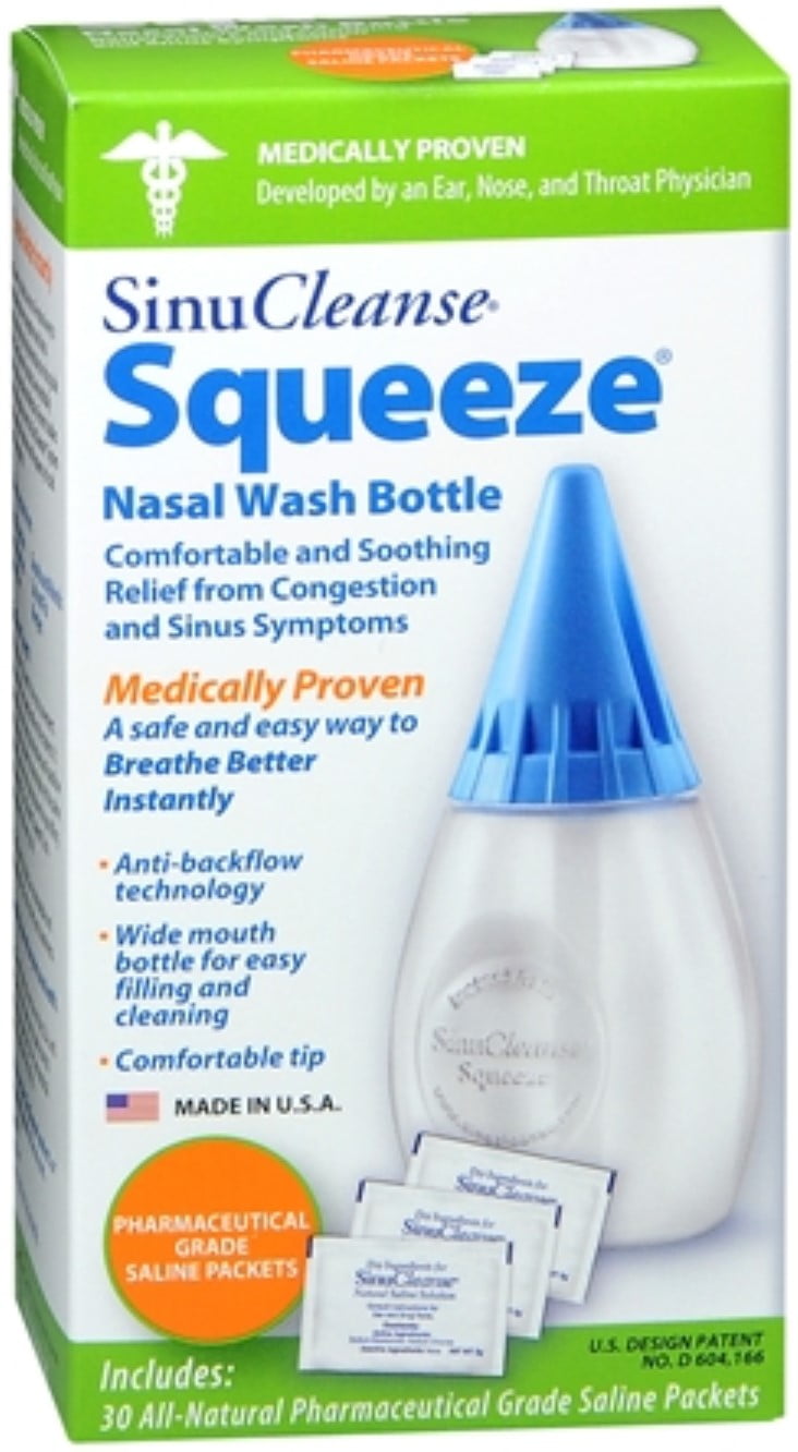 SinuCleanse Squeeze Nasal Wash 1 Each (Pack of 2) - Walmart.com