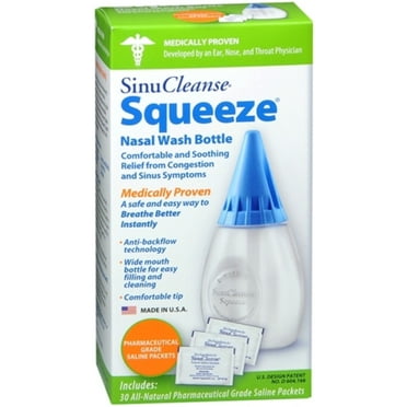SinuCleanse Squeeze Bottle Nasal Wash System - Walmart.com