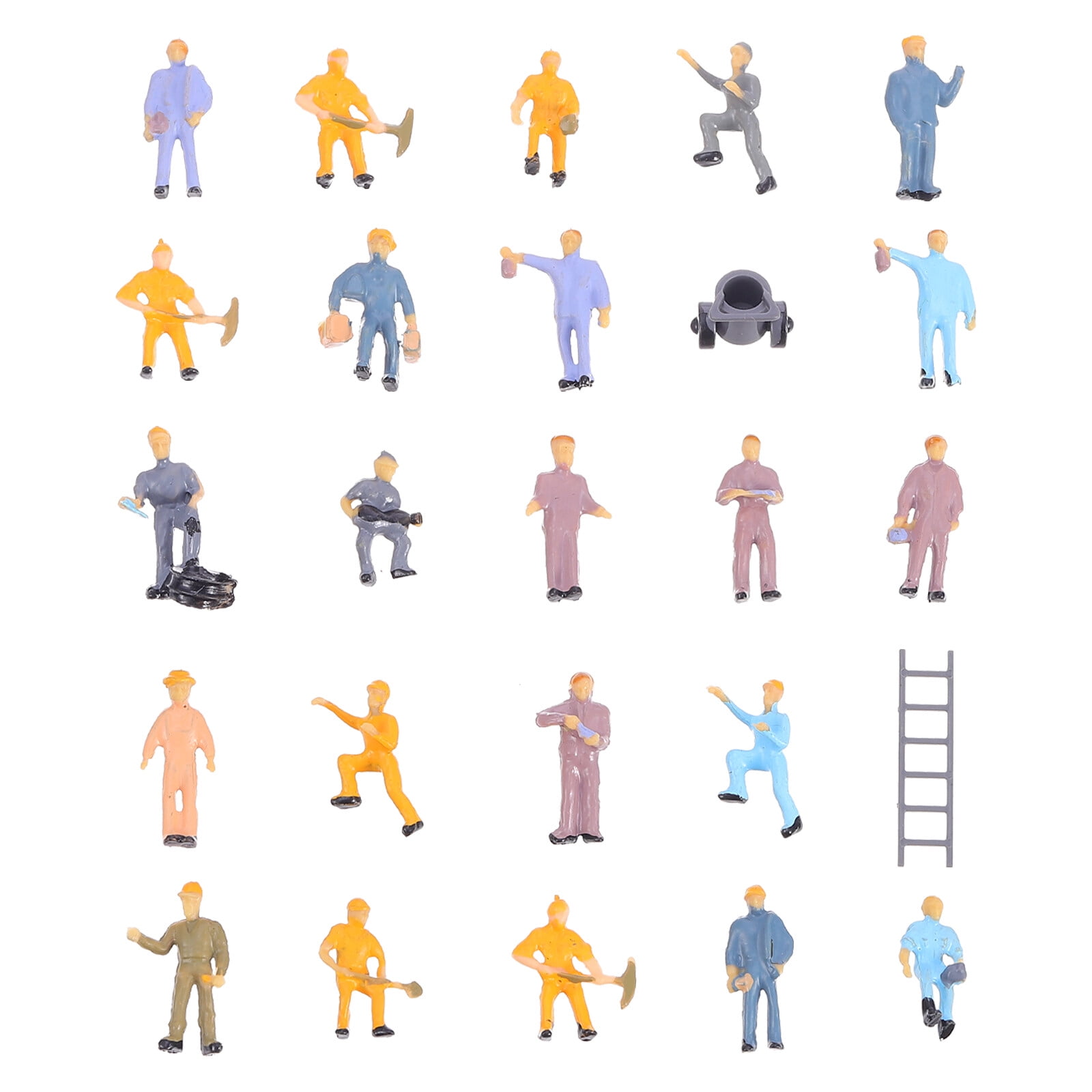 Click here for Kakowely People Model 25pcs 1:87 Architecture Work... prices