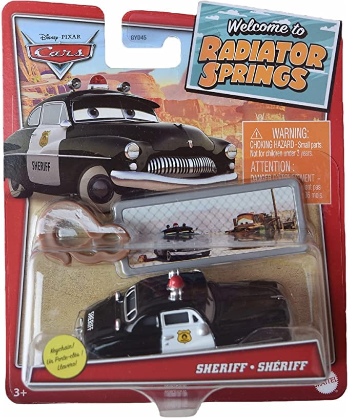 Disney Pixar Cars Welcome to Radiator Springs Sheriff 1:55 Scale ...