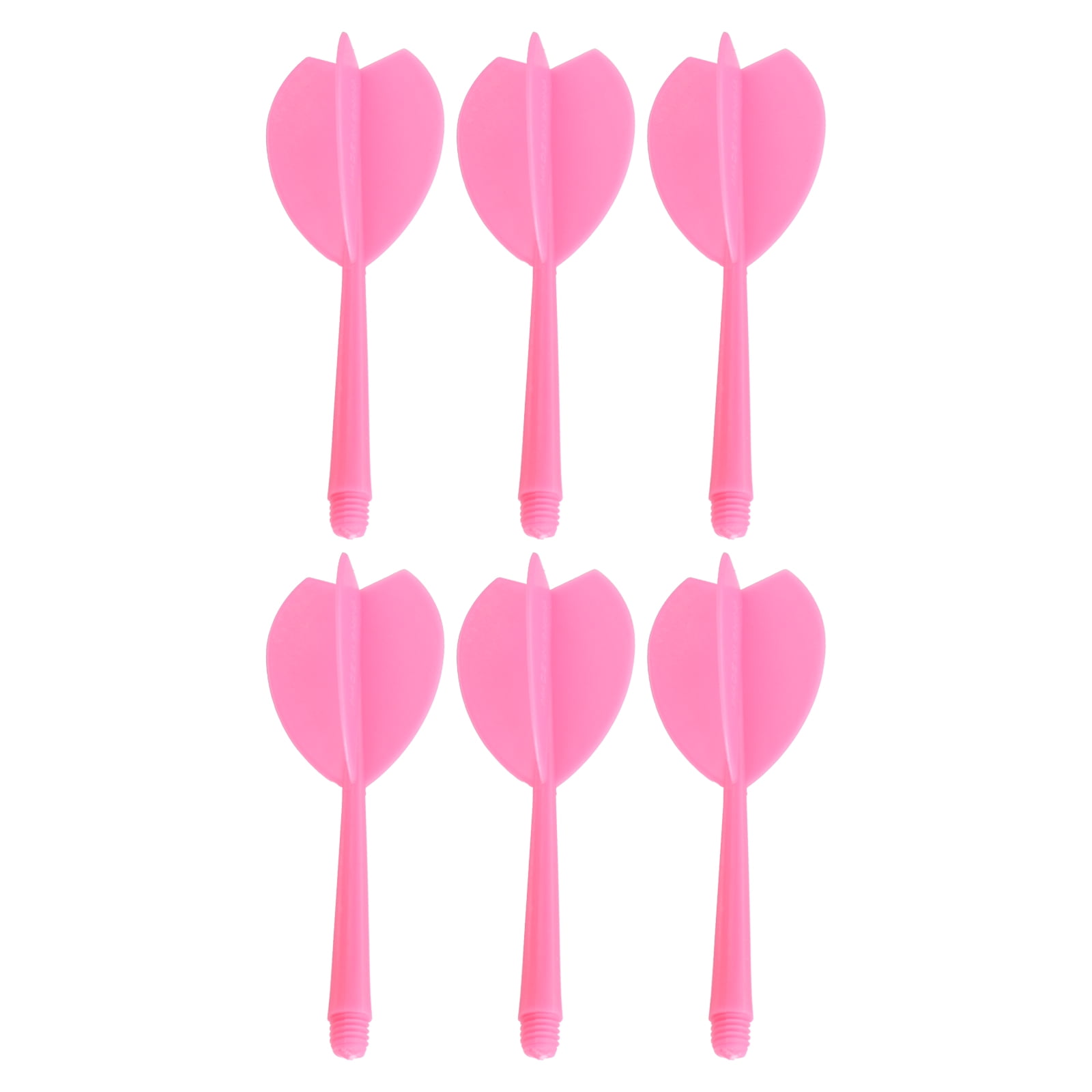Uxcell Integrated Dart Shaft & Flights, 6 Pack Plastic Dart Flight Set ...