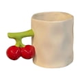 BAOPAI Ceramic Coffee Mugs for Office and Home - 4.92in Height Red ...