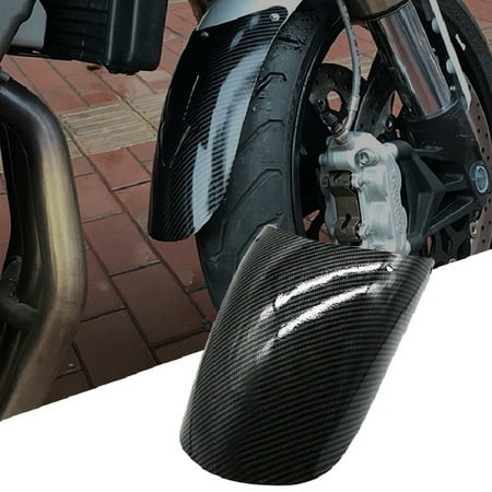 Bkuxy Motorcycle Lengthen Front Fender Carbon Fiber Front Wheel ...