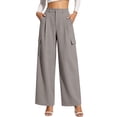 CFLVAEK Work Pants for Women with Pockets Business Casual High Waisted ...