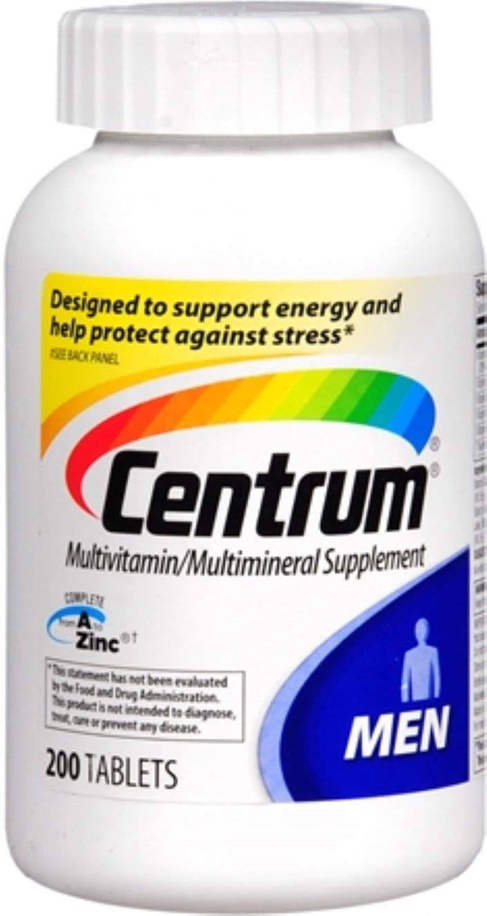 Centrum Men's Tablets 200 ea (Pack of 6) - Walmart.com
