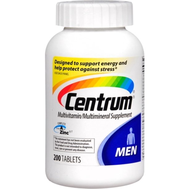 Centrum Men's Tablets 200 ea (Pack of 6) - Walmart.com