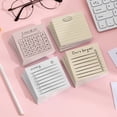 4 Pack Stickies Notes Pads Total 200 Sheets Student Office Notebook ...