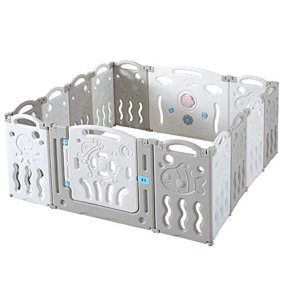 Kidzone Baby Interactive Playpen 8 Panel Safety Gate Children Play ...
