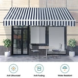 MCombo Patio Awning 13x8 Feet Fabric Replacement Sunshade Canopy for ...