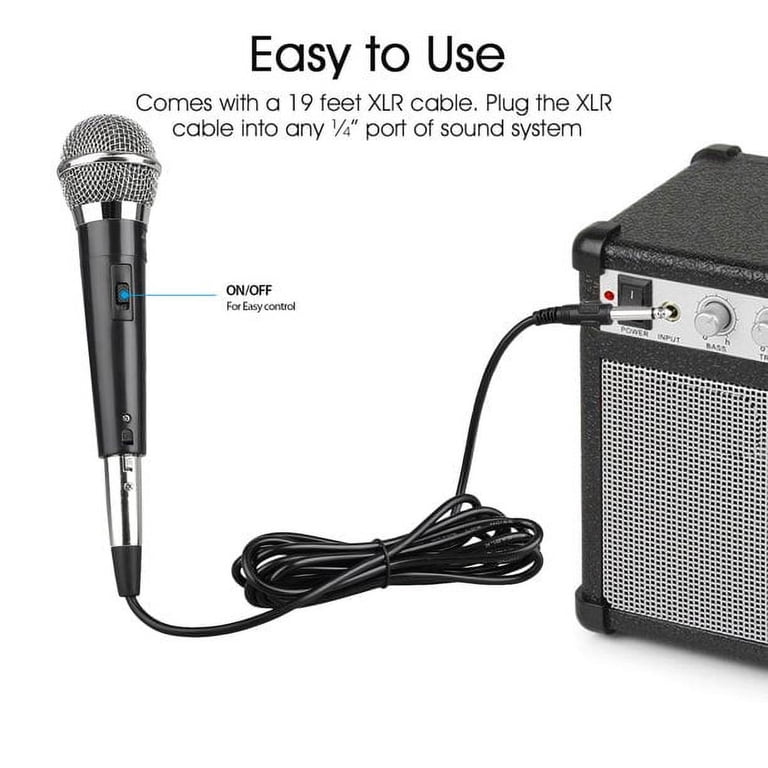 Micro Sans Fil UHF Microphone Dynamique Sans Fil UHF QTX - Pour Chant ...