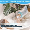 Waterproof Leg Cast Cover for Shower Adult,Reusable Shower Boot Cover ...