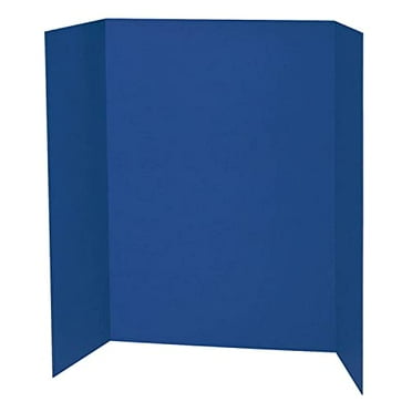 Pen+Gear White Tri-Fold Cardboard Project Display Board, 28" x 40 ...