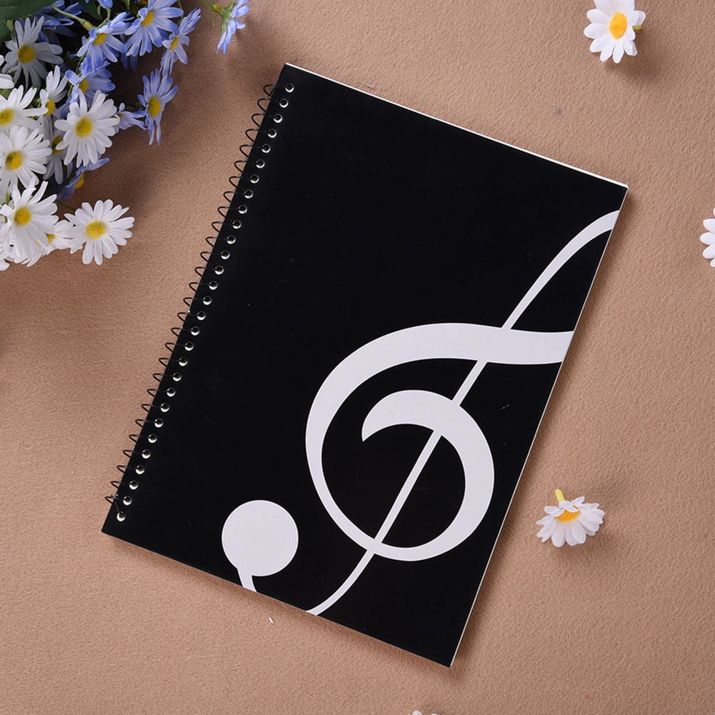 Hariumiu 50 Pages Music Sheet Spiral Notebook Stave Staff Manuscript ...
