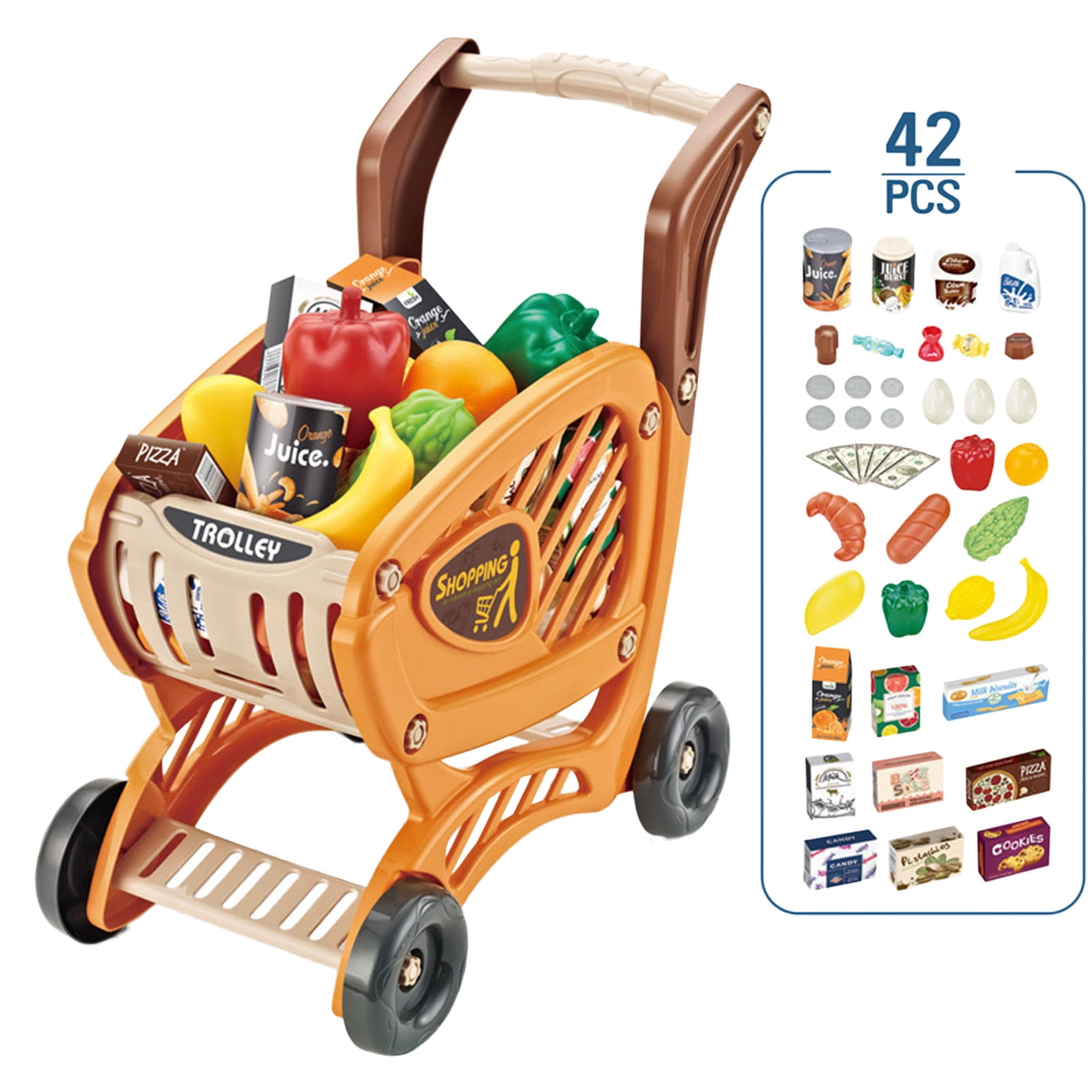 Click here for Sifdseng Toddler Girl Toys Shopping Cart Toy Groce... prices