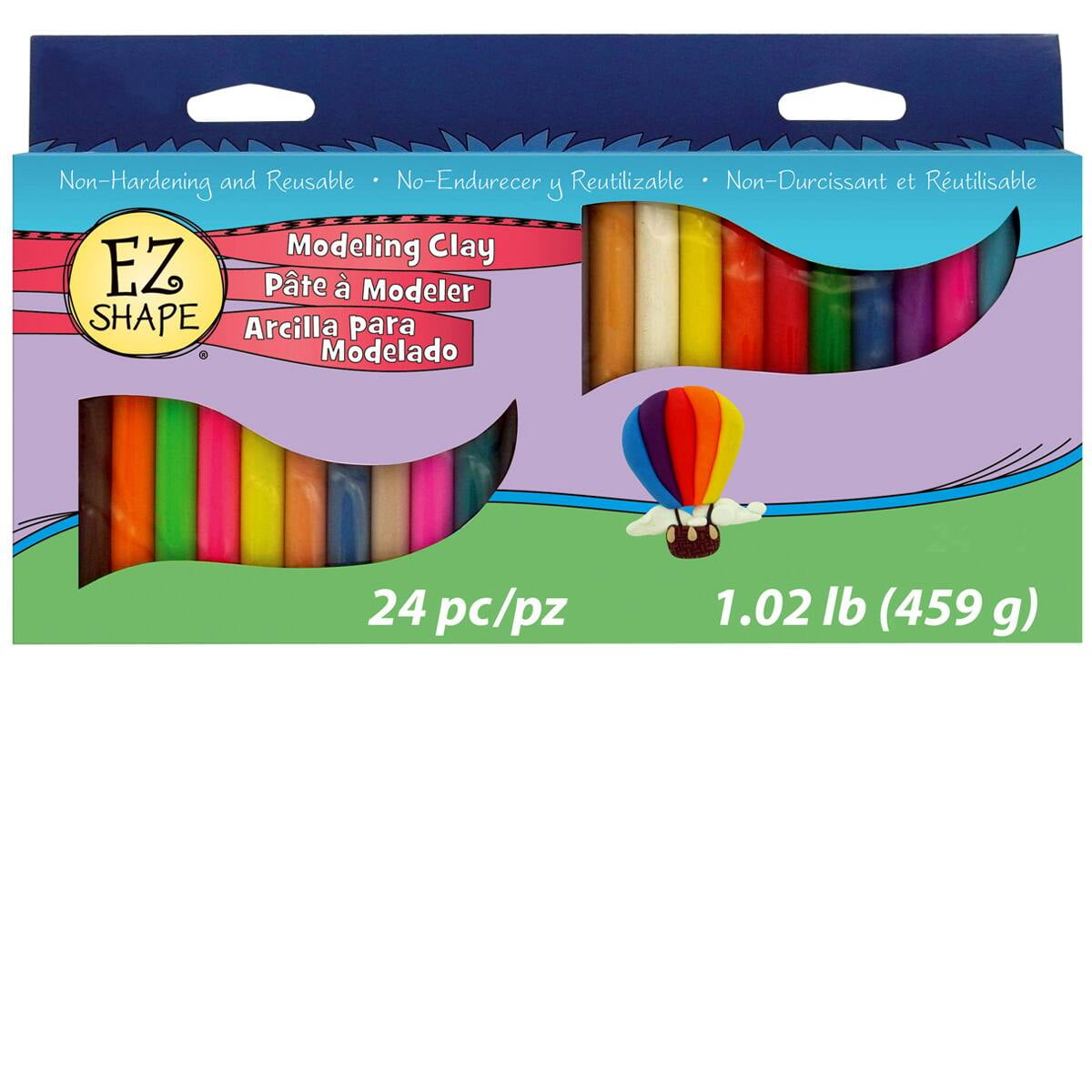 12 Packs: 24 ct. (288 total) Ez Shape® Modeling Clay Set - Walmart.com