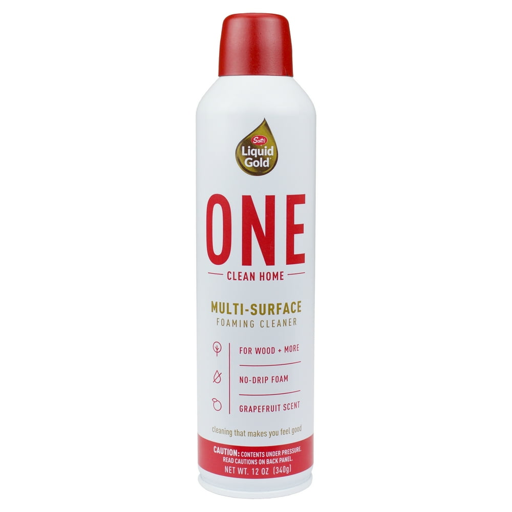 Scott's Liquid Gold One Clean Home Multi-Surface Foaming Cleaner, 12 oz ...