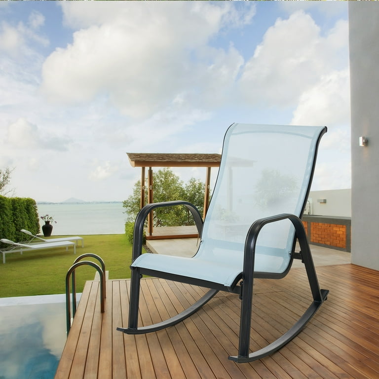 Outdoor steel sling rocker store
