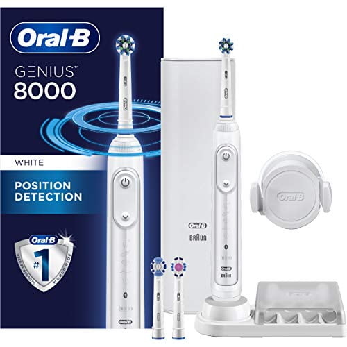 Oral-B 8000 Electric Toothbrush with Bluetooth Connectivity, White ...