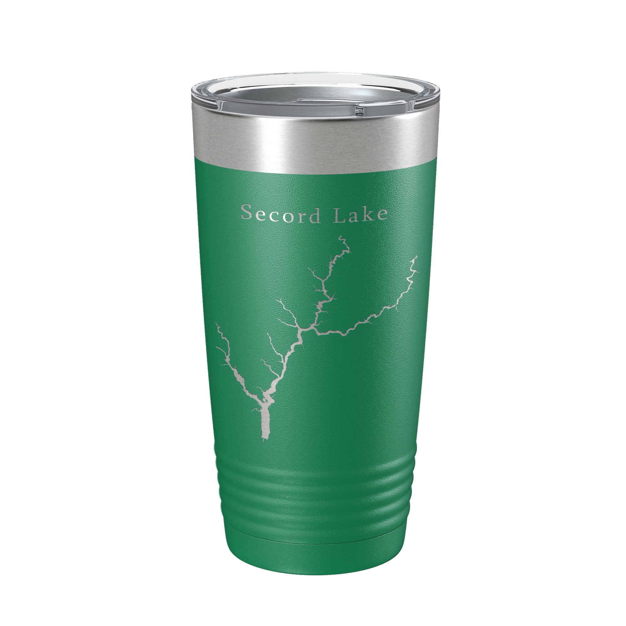 Secord Lake Tittabawassee Map Tumbler Travel Mug Insulated Laser ...