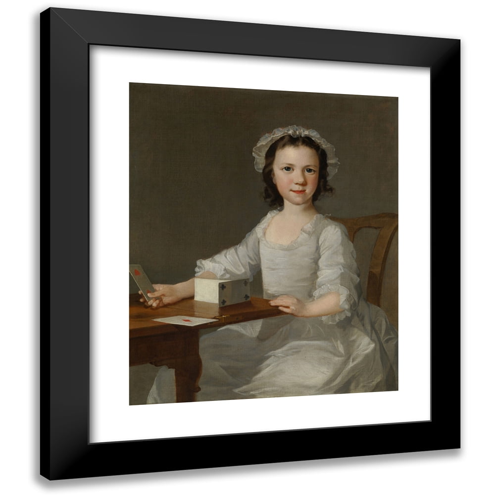 Thomas Frye 12x14 Black Modern Framed Museum Art Print Titled - Girl ...
