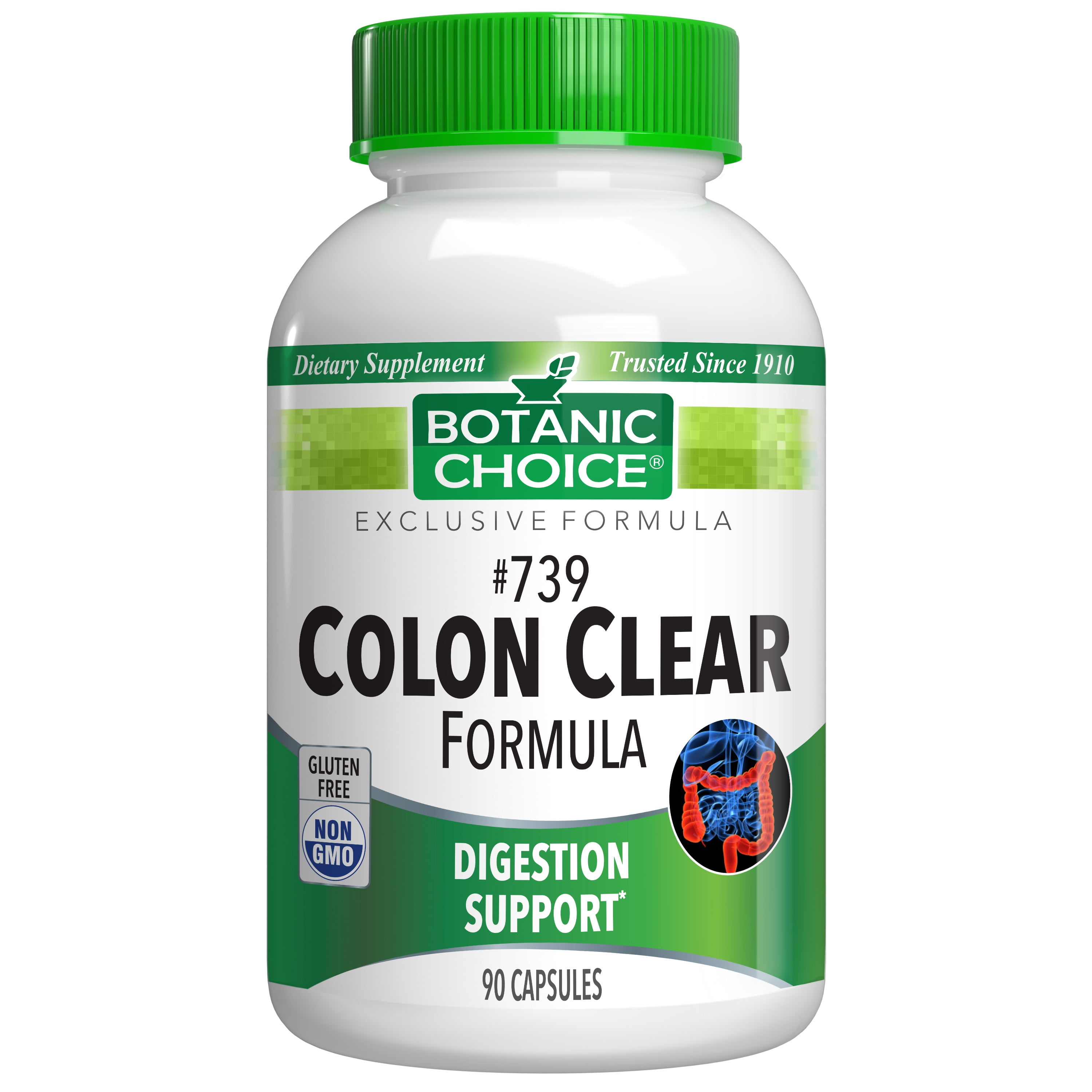 Botanic Choice No. 739 Colon Clear Formula Daily Colon Supplement, 90 ...