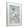 Stupell Industries Blue Bird in Magnolia Tree Birch Framed Print Under ...