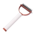 AuroraX Double Sided Pet Dematting Comb Undercoat Deshedding Tool for ...